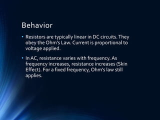 Elec01 electrical elements | PPT
