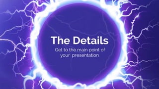 Lightning and Thunder Presentation Template | PDF | Weather | Science