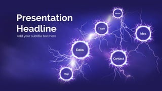 Lightning and Thunder Presentation Template | PDF | Weather | Science