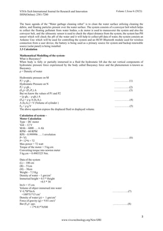 Design and Implementation of Water Garbage Cleaning Robot | PDF