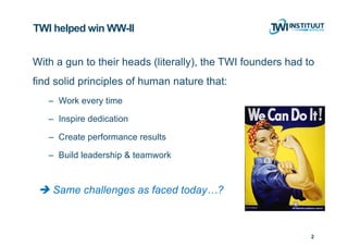 ELEC2017 2.2 g. berendsen - why is twi fundamental in lean | PPT