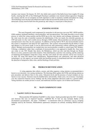 NFC BASED VOTING SYSTEM with Electronic voting devices | PDF