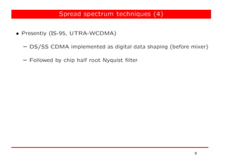 Spread spectrum communications and CDMA | PDF | Computer Networking | Computing