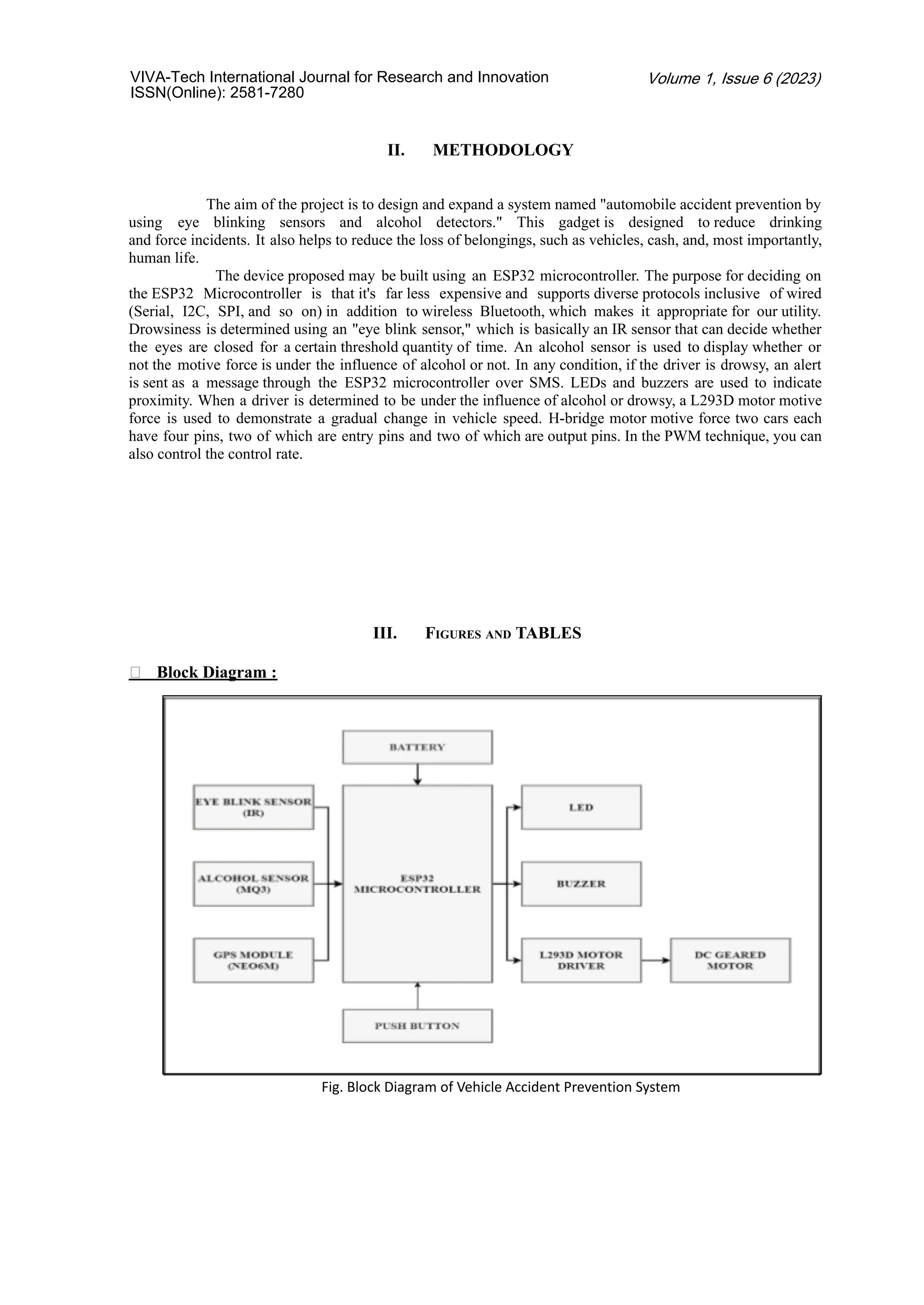 Vehicle Accident Prevention by Eye Blinking Sensor and Alcohol Detector ...