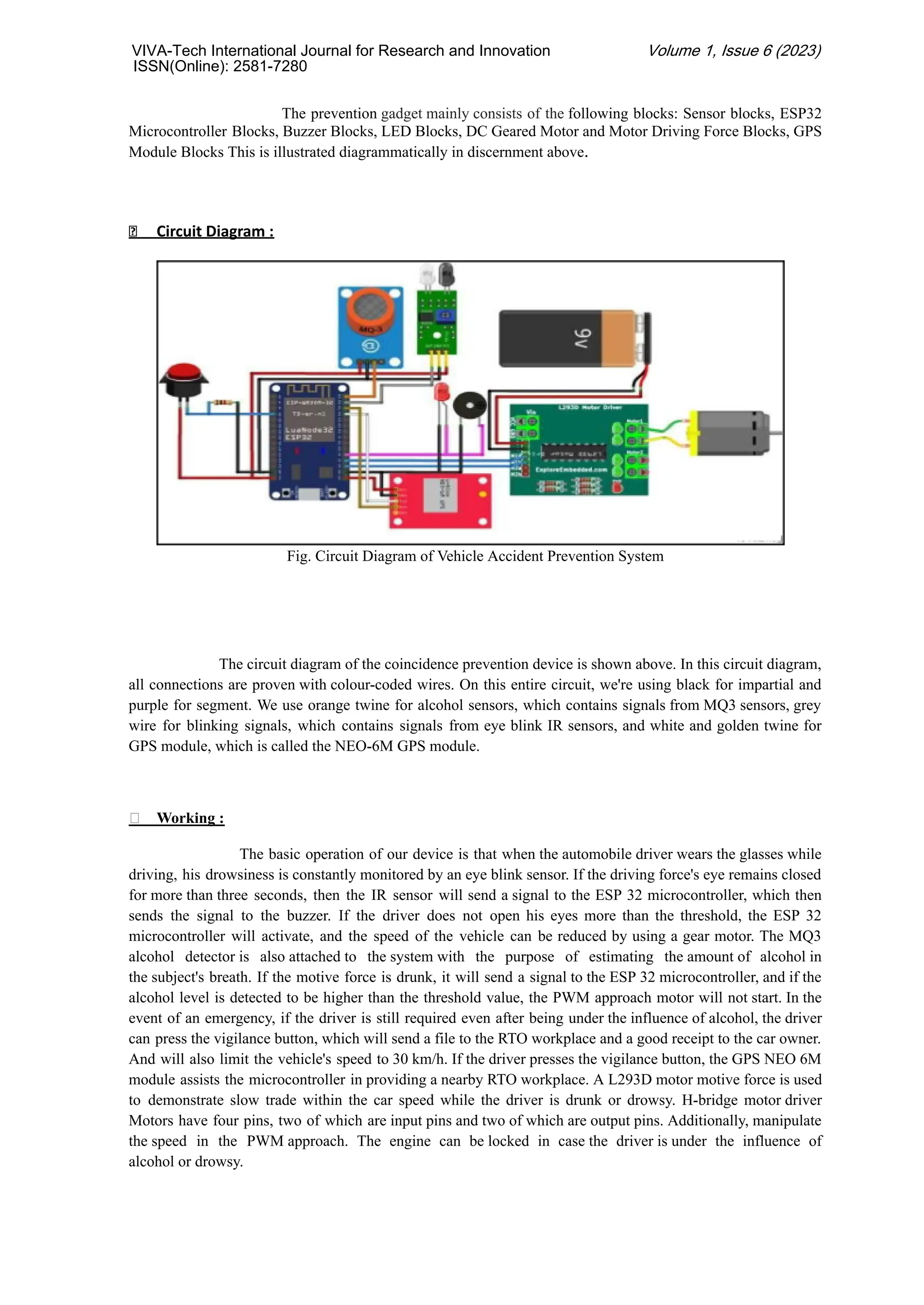 Vehicle Accident Prevention by Eye Blinking Sensor and Alcohol Detector ...