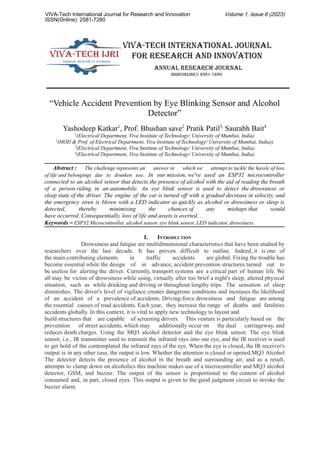 Vehicle Accident Prevention by Eye Blinking Sensor and Alcohol Detector ...