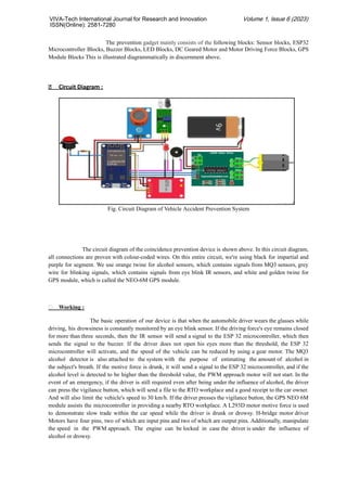 Vehicle Accident Prevention by Eye Blinking Sensor and Alcohol Detector | PDF