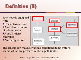 Elec6076 wireless sensor networks | PPT | Internet of Things | Internet