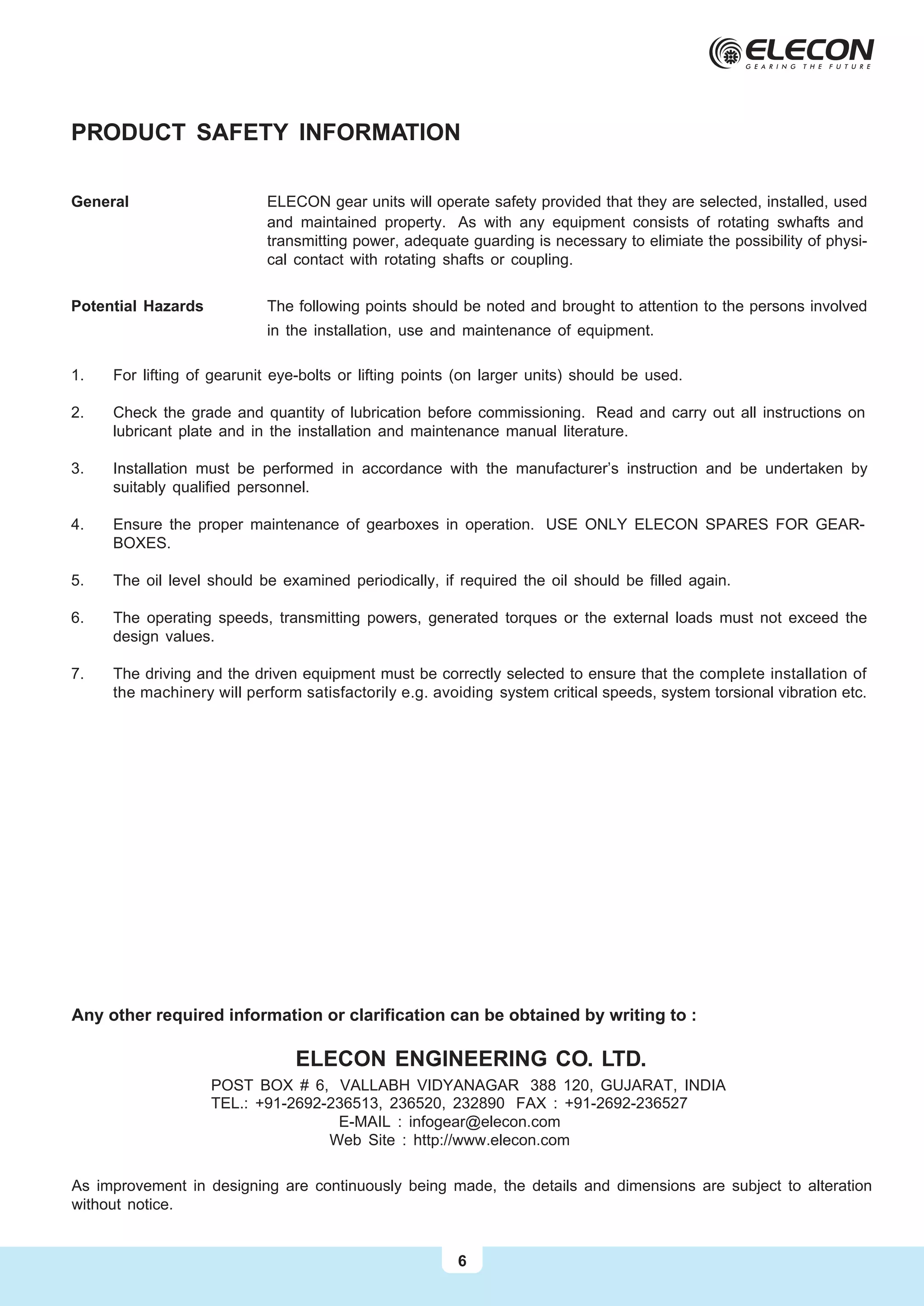 Elecon Wrom Gear Catalogue| Sumit Engineers | PDF