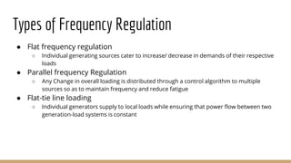 Frequency Control of Power Systems | PPTX