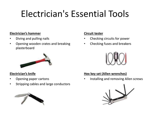 Basics of Electrical wiring | PPT | Woodworking | Arts and Crafts