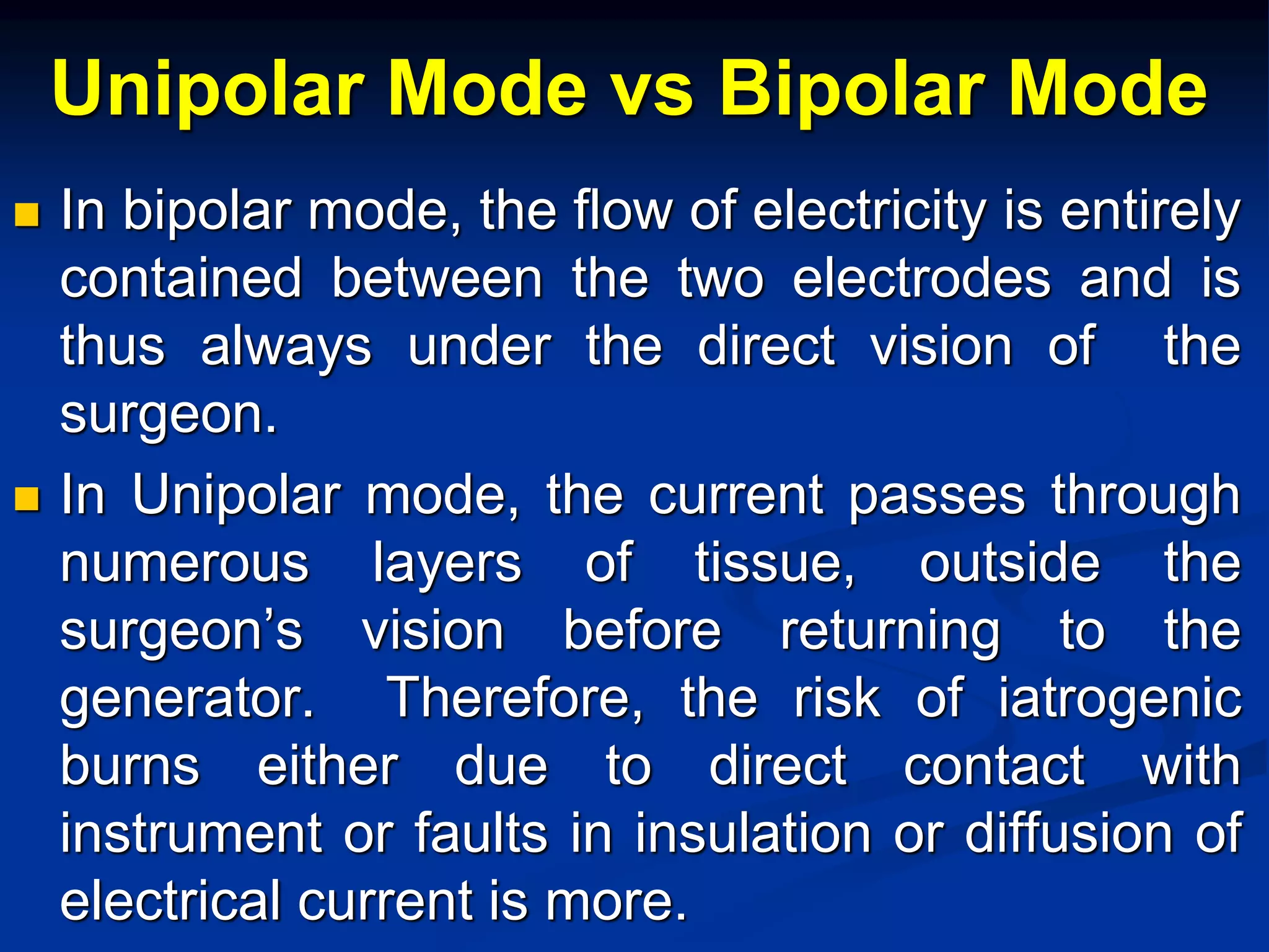 Elecrosurgery in hysteroscopy | PDF