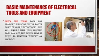 Elecrtronics maintaining tools | PPTX | Home Appliances | Home & Garden