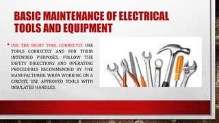 Elecrtronics maintaining tools | PPTX | Home Appliances | Home & Garden