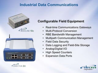Elecsys - Connection Agriculture to the Internet of Things (IoT) | PPTX