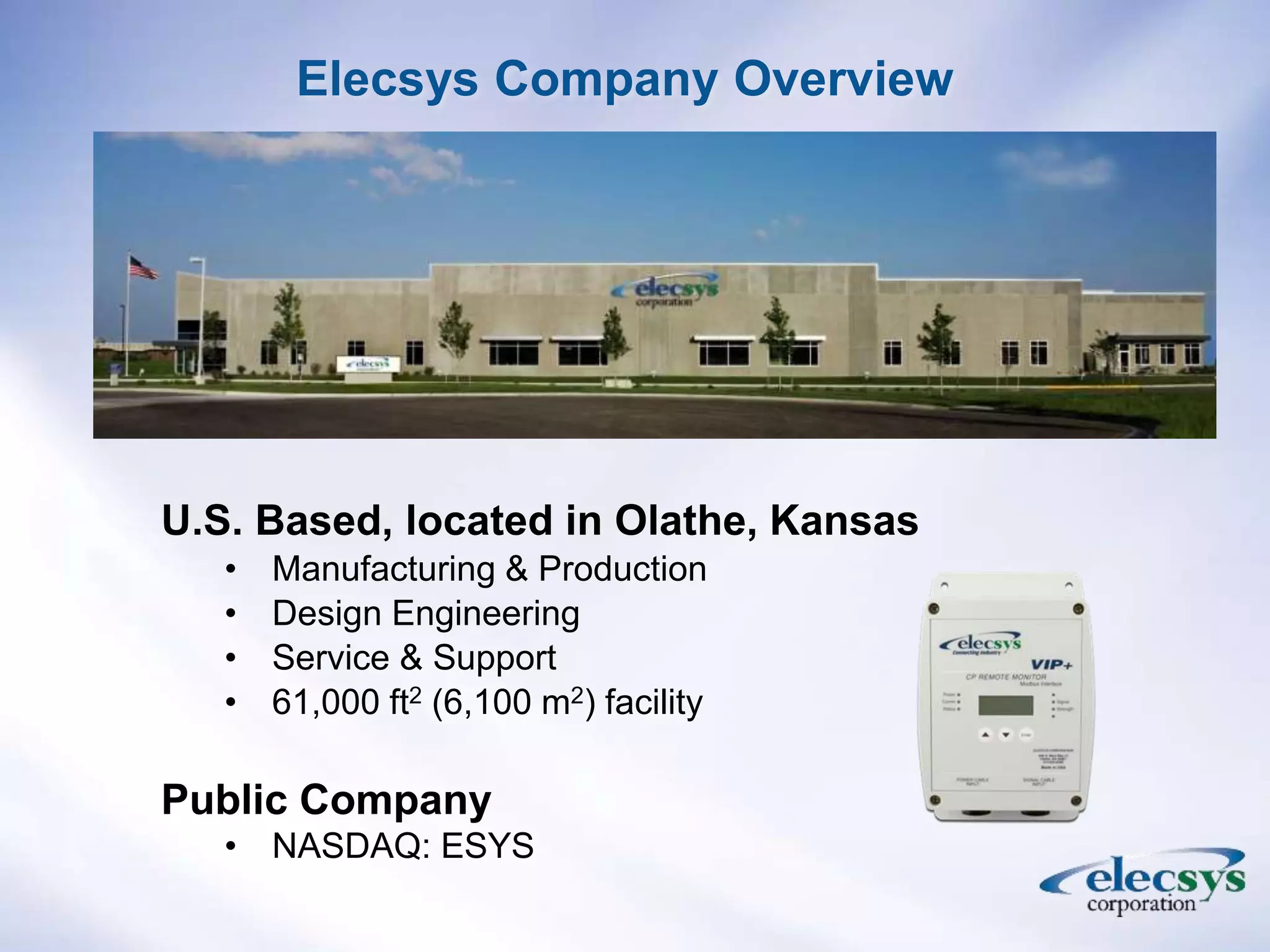 Elecsys agriculture power point | PPTX