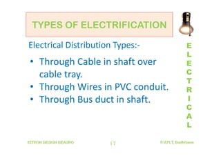 Electrical services design ppt pdf | PDF