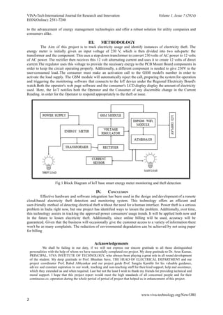 IoT BASE SMART ENERGY METER MONITORING AND THEFT DETECTION | PDF