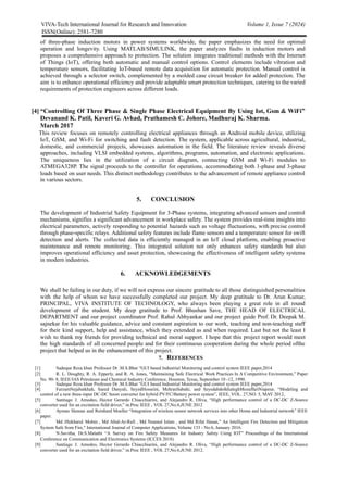 Enhance Iot Integration With Three Phase Induction Motor Protection ...
