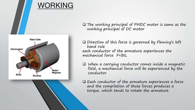 PMDC motor | PPTX