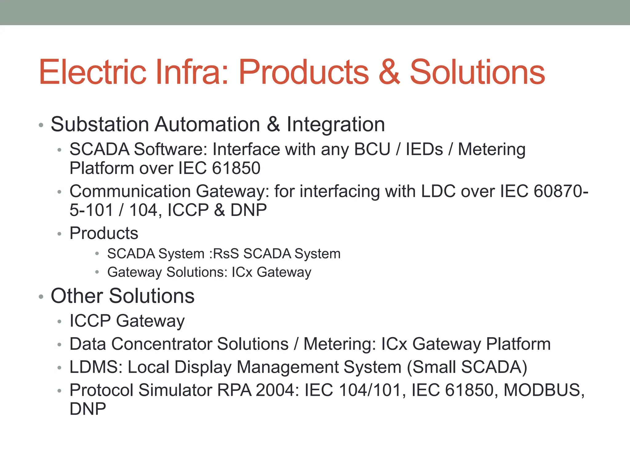 Substation Automation SCADA and Gateway Solutions by BRH | PPTX