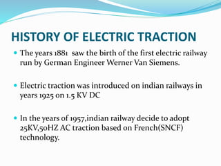 Electric traction system and motors used in Electric traction system | PPTX
