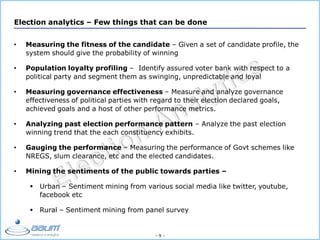 Election Analytics | PPT | Free Download