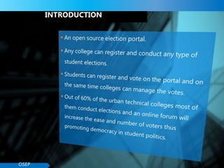 Election Portal | PPTX