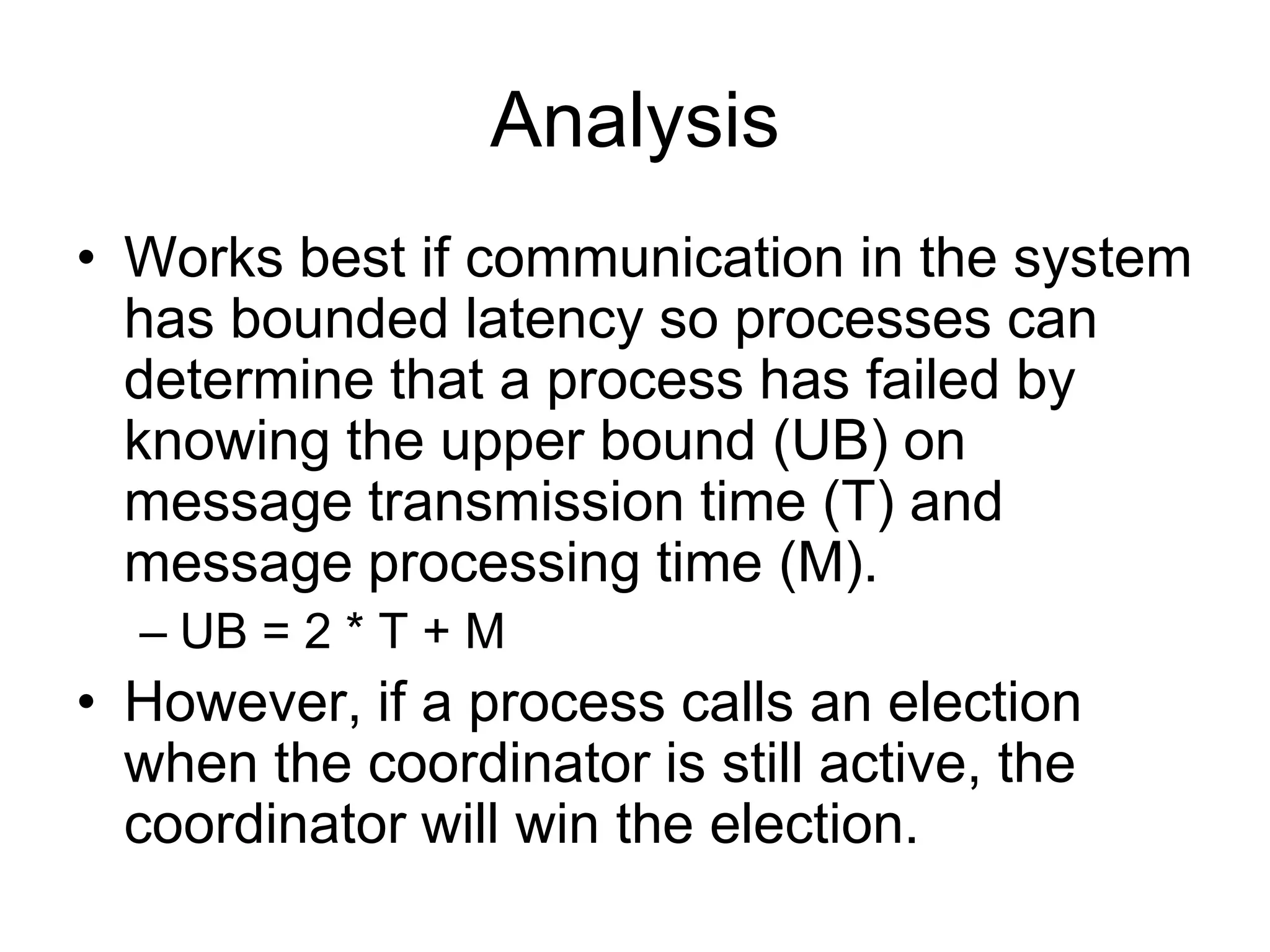 Election algorithms | PPSX