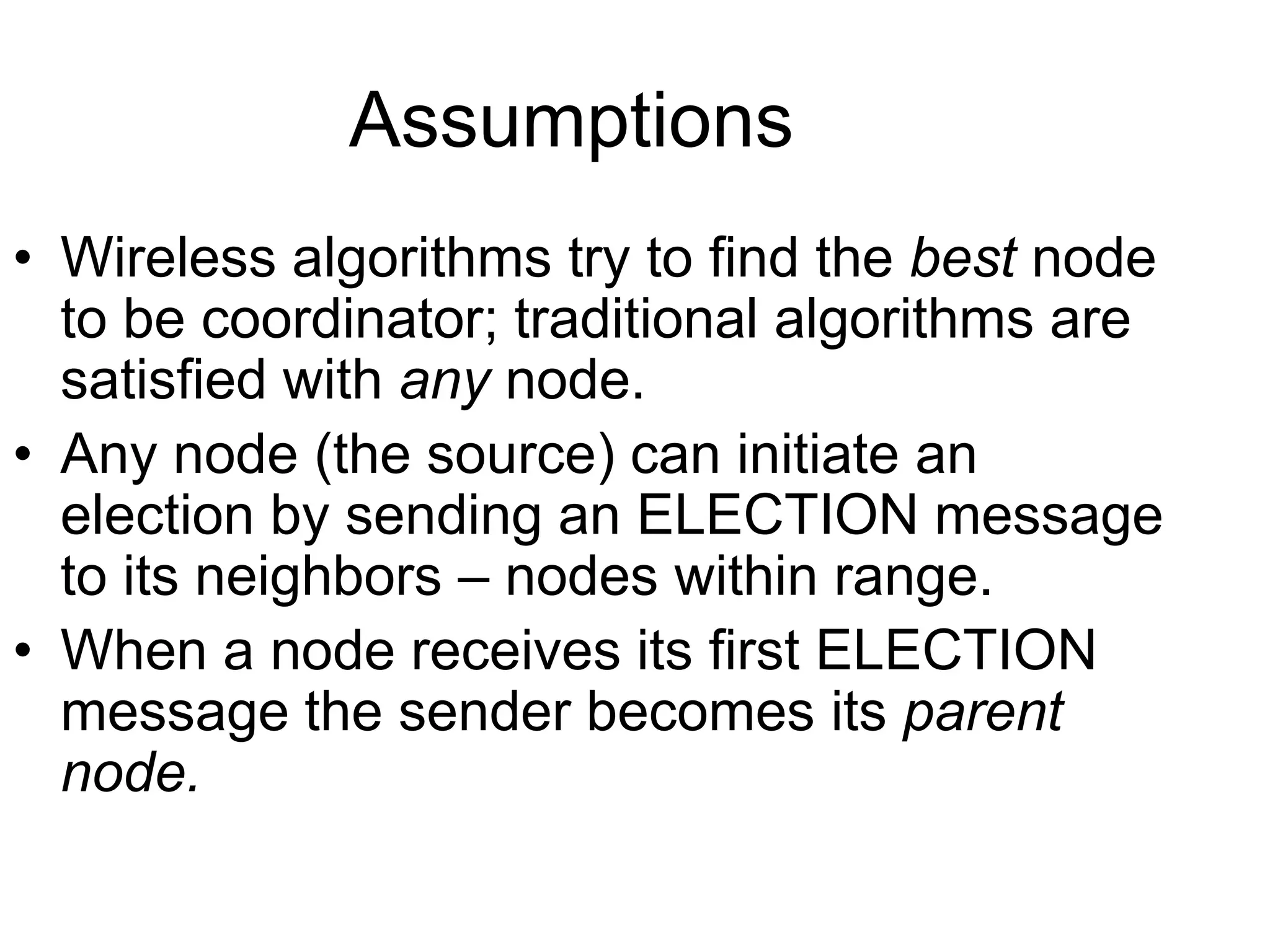 Election algorithms | PPSX