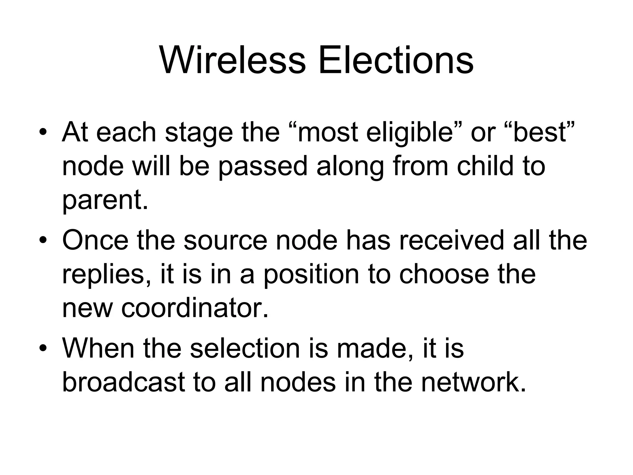 Election algorithms | PPSX
