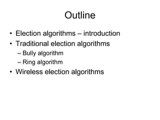 Election algorithms | PPSX