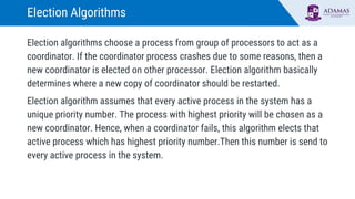 Election algorithms | PPTX