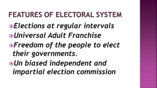 Election and democracy | PPTX