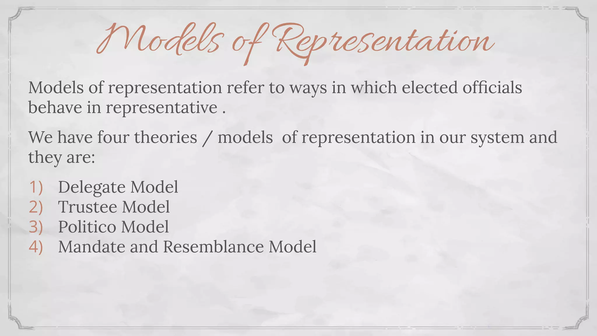 Election and Representation | PDF