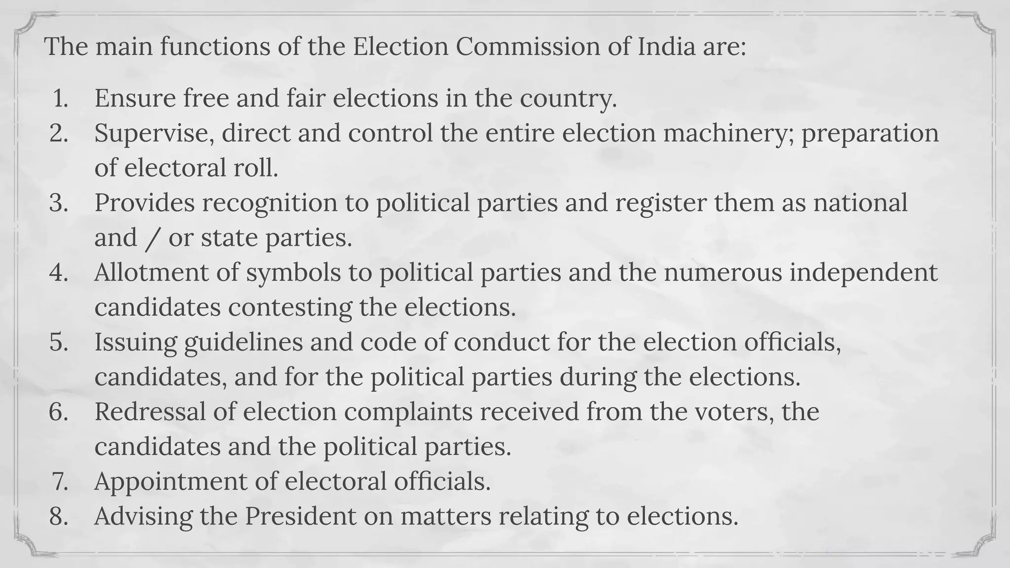 Election and Representation | PDF