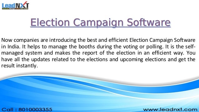 Political Campaign Management Software - steelclever