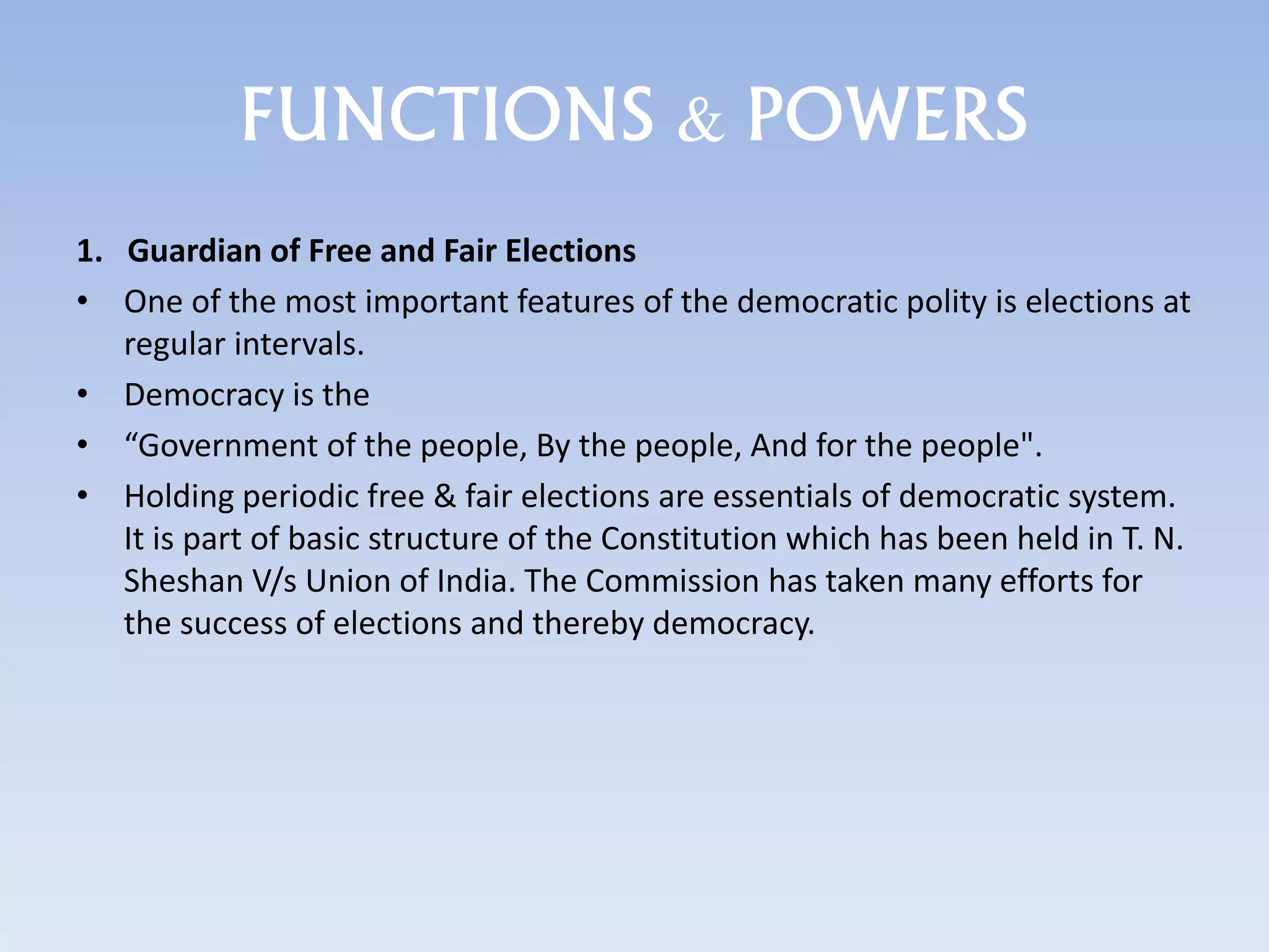 Election commision India | PPTX