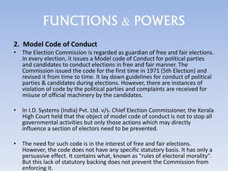 Election commision India | PPTX