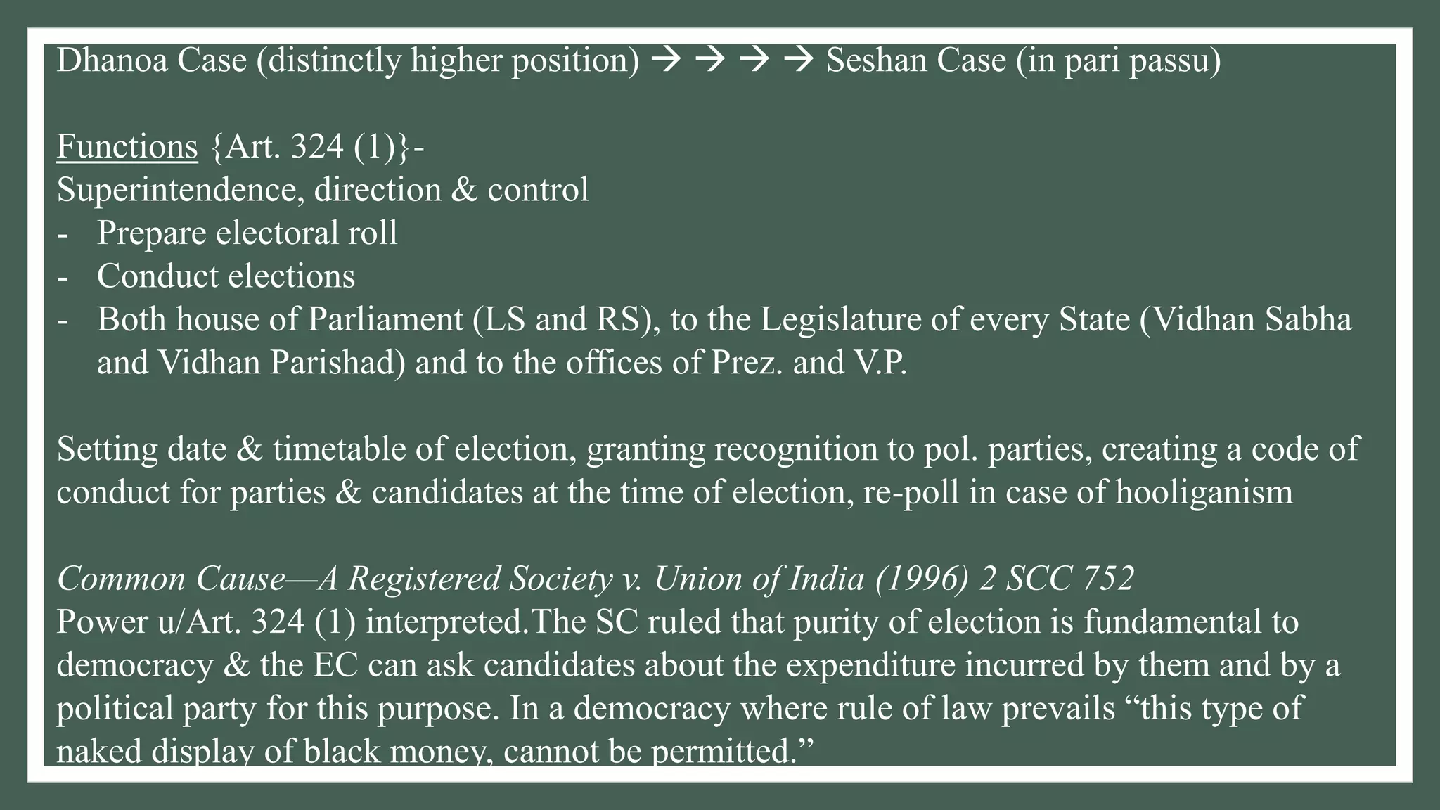 Election Commission | PPTX