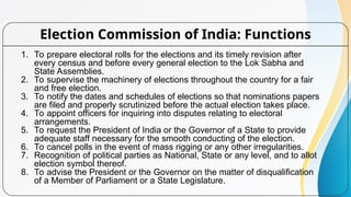 election commission of India (1).ppt election | PPT