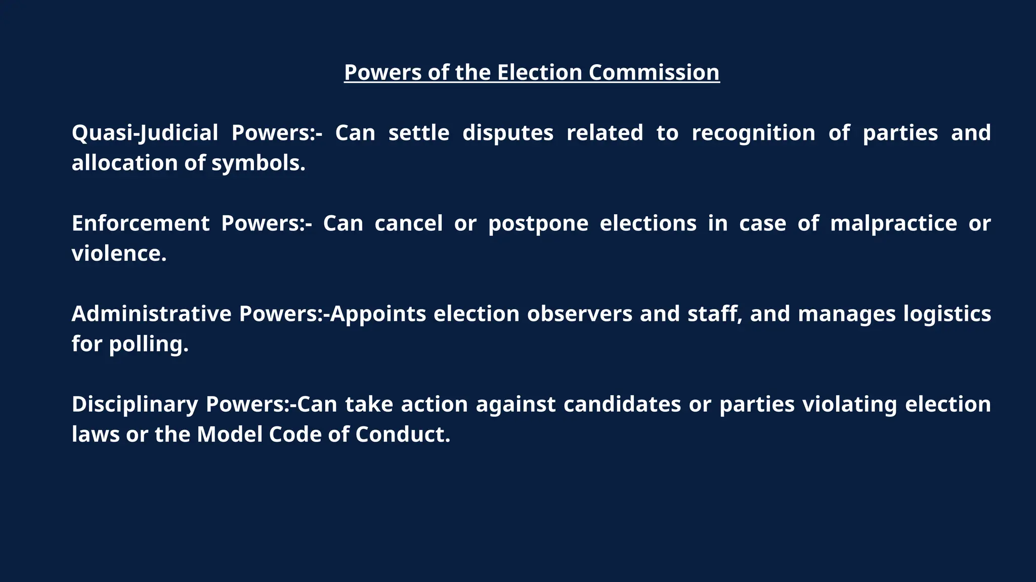 Election Commission of India. Election commission of India | PPTX