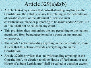 Election disputes | PPTX