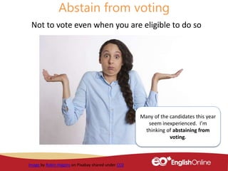 Election idioms | PPTX