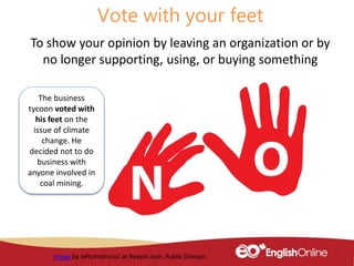 Election idioms | PPTX
