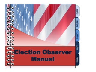 Official Election Manual Overview | PPTX | Elections | Politics