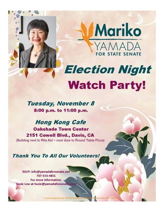 Flyer - State Senate Campaign | PDF