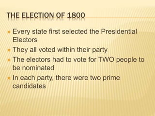 Election of 1800 | PPTX