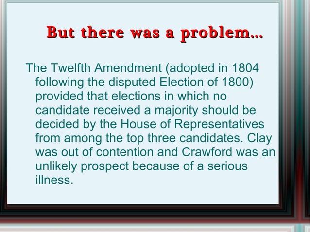 Election of 1824 presentation | PPT