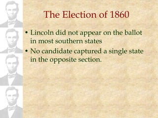 Election of 1860 | PPT